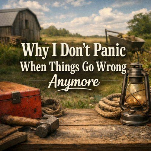 Why I Don’t Panic When Things Go Wrong Anymore - Rainy River Homesteaders